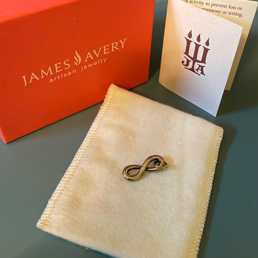 James Avery Infinity Charm. - Gem